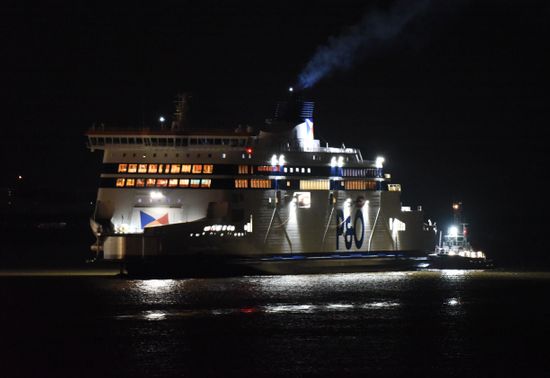 Ukpos Spirit France Escorted By Rt Editorial Stock Photo - Stock Image ...