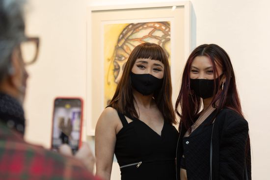 Artist Sunhe Hong Poses Her Work Editorial Stock Photo - Stock Image ...