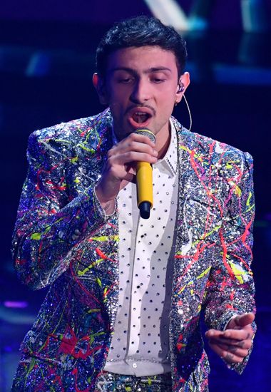 Italian Singer Random Performs On Stage Editorial Stock Photo - Stock ...