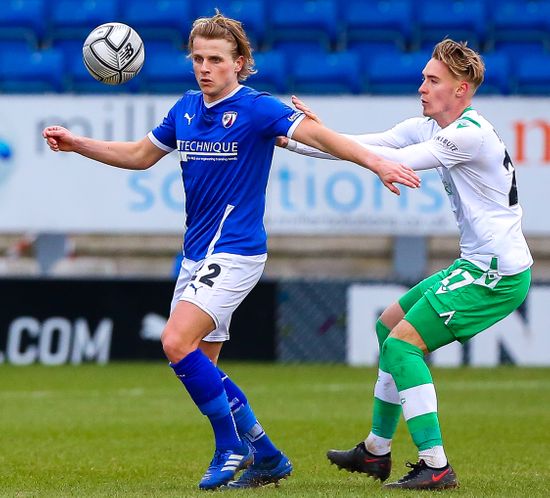 Tom Whelan Chesterfield Holds Off Pressure Editorial Stock Photo ...