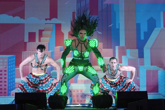 Drag Queen Asia Ohara Performs Editorial Stock Photo - Stock Image ...