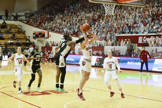 Indiana Universitys Grace Waggoner 3 Action Editorial Stock Photo ...