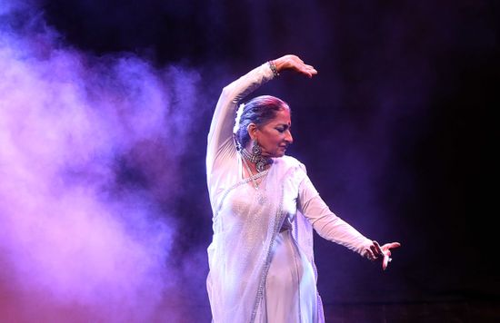 Pakistani Social Activist Sheema Kirmani Performs Editorial Stock Photo ...