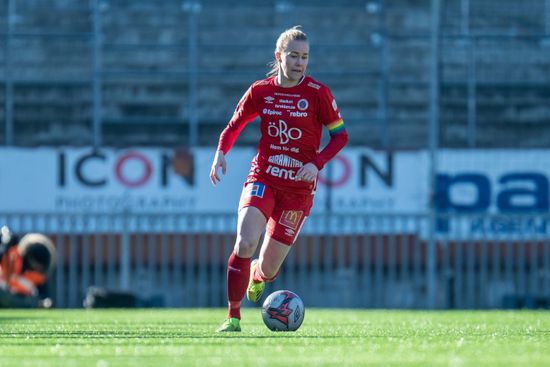 Frida Abrahamsson 4 Orebro During Preseason Editorial Stock Photo ...