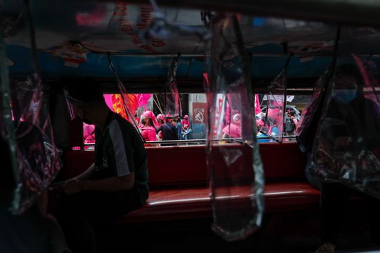 Protesters Seen Passenger Jeepney During Rally Editorial Stock Photo ...