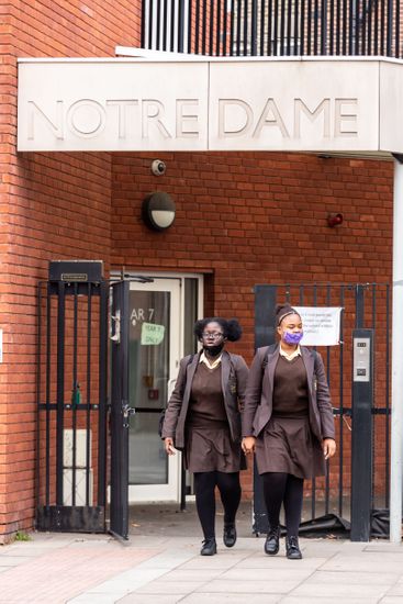 Students Notre Dame Secondary School Walk Editorial Stock Photo - Stock ...
