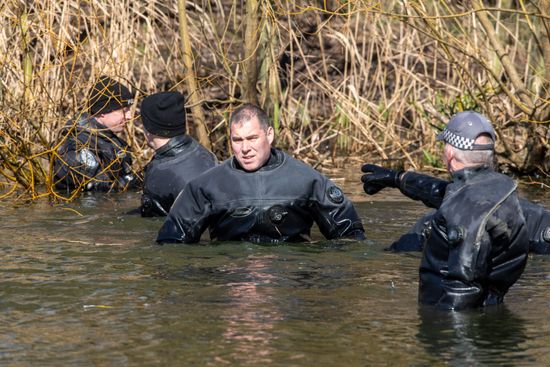 Specialist Police Diving Unit Search Through Editorial Stock Photo ...