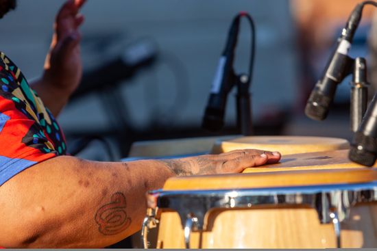 One Drummers Critical Condition Band Gogo Editorial Stock Photo - Stock ...