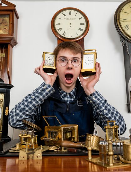 Pictured Lewis Walduck Youngest Ever Clock Editorial Stock Photo ...