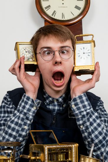 Pictured Lewis Walduck Youngest Ever Clock Editorial Stock Photo ...