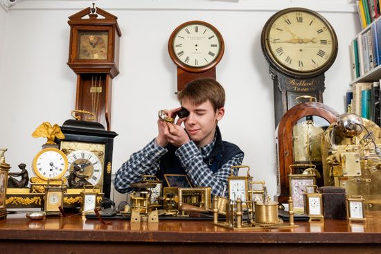 Pictured Lewis Walduck Youngest Ever Clock Editorial Stock Photo ...