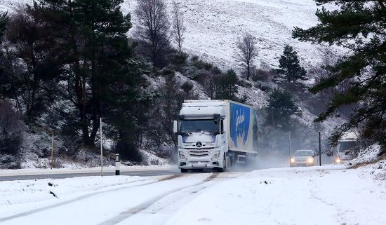 Traffic On A9 Near Kingussie Editorial Stock Photo - Stock Image ...
