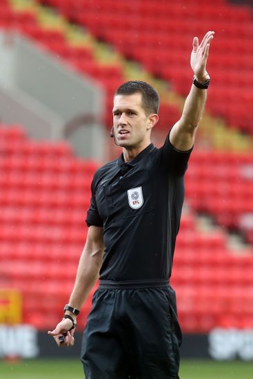 Referee Declan Bourne During Charlton Athletic Editorial Stock Photo ...