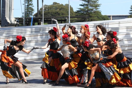 Dance Number On Stage Full Costume Editorial Stock Photo - Stock Image ...