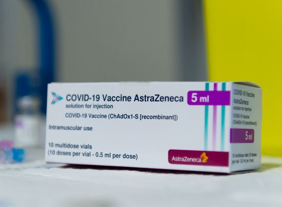 Astrazeneca Covid19 Vaccine Packaging Box Seen Editorial Stock Photo ...