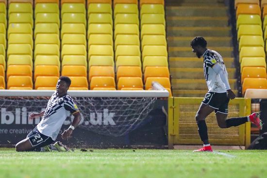 Goal Port Vale Forward Devante Rodney Editorial Stock Photo - Stock ...