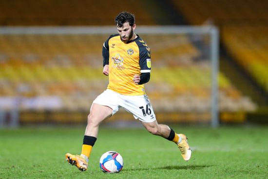 Newport County Midfielder Luke Gambin 16 Editorial Stock Photo - Stock ...