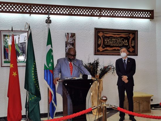 Azali Assoumani L President Comoros Attends Editorial Stock Photo ...