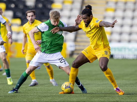 Josh Doig Hibernian Jay Emmanuelthomas Livingston Editorial Stock Photo ...