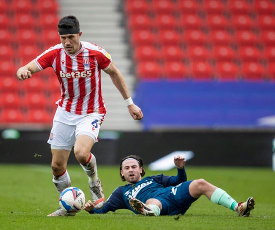 Patrick Roberts Derby County Misses Tackle Editorial Stock Photo ...