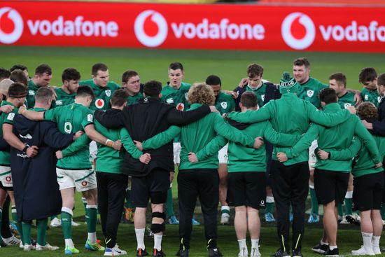 Ireland Vs England Ireland Team Huddle Editorial Stock Photo - Stock ...