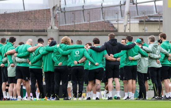 Ireland Vs England Ireland Team Huddle Editorial Stock Photo - Stock ...