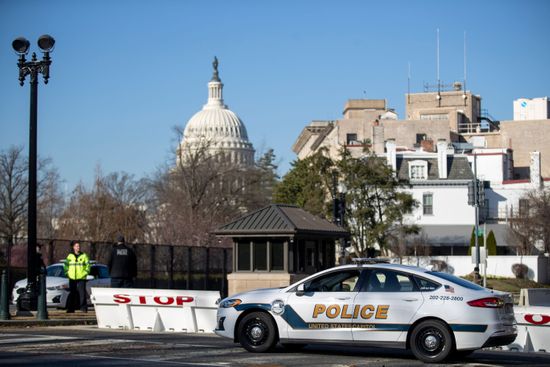 Checkpoint Replaces Outer Perimeter Fencing Around Editorial Stock ...