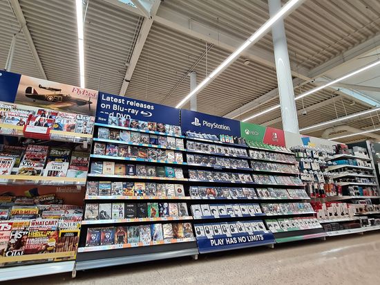 Games Dvd Section Tesco Super Market Editorial Stock Photo - Stock ...