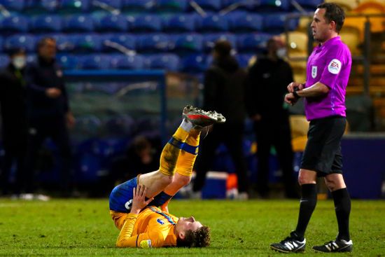 George Maris Mansfield Town Lays On Editorial Stock Photo - Stock Image ...