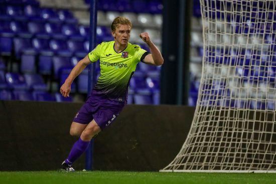 Goal Exeter City Defender Jack Sparkes Editorial Stock Photo - Stock ...