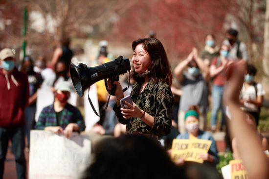 Iu Student Melody Gao Speaks Through Editorial Stock Photo - Stock ...