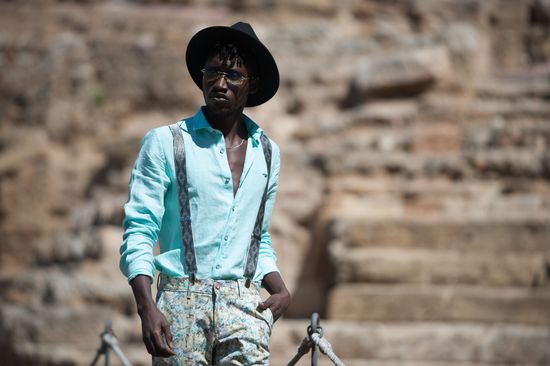 Model Design Shamat 70 Collection Looks Editorial Stock Photo - Stock ...