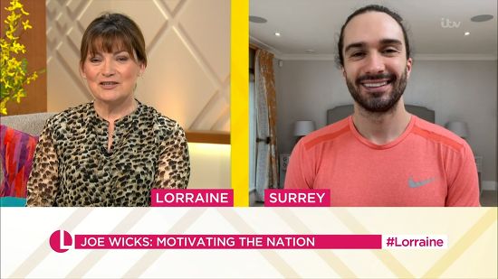 Lorraine Kelly Joe Wicks Editorial Stock Photo - Stock Image | Shutterstock