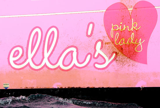 Jessica Watsons Yacht Ellas Pink Lady Editorial Stock Photo - Stock ...