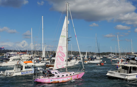 Jessica Watsons Yacht Ellas Pink Lady Editorial Stock Photo - Stock ...