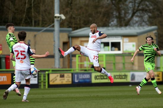 Bolton Wandererss Alex Baptiste During Forest Editorial Stock Photo ...