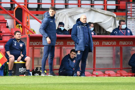 Stevenage Fc Manager Alex Revell During Editorial Stock Photo - Stock ...