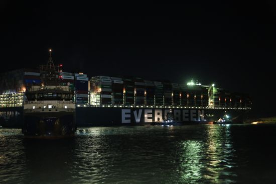 General View Ever Given Container Ship Editorial Stock Photo - Stock ...