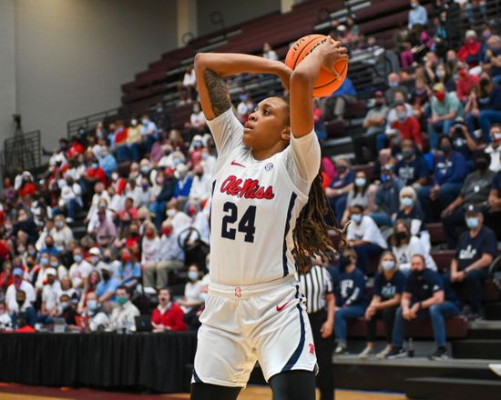 Ole Miss Forward Madison Scott 24 Editorial Stock Photo - Stock Image ...