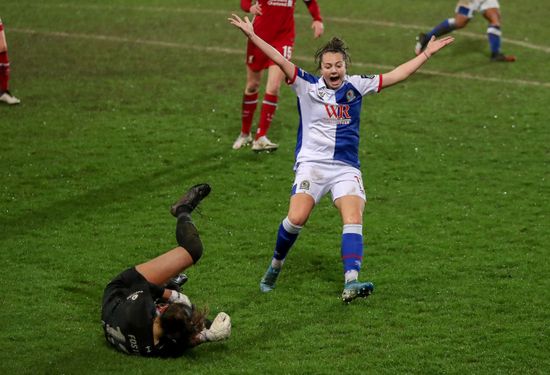 Georgia Walters 11 Blackburn Rovers Action Editorial Stock Photo ...