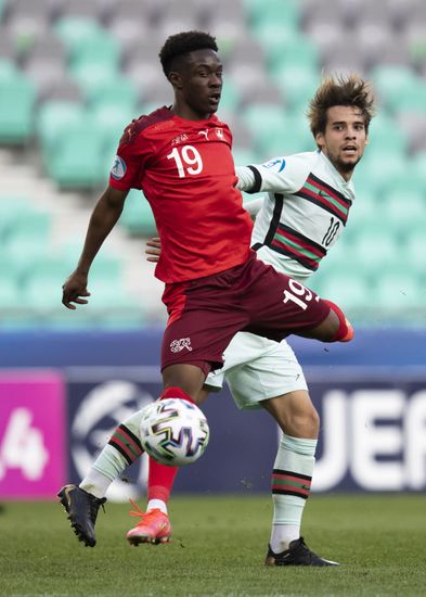 Switzerlands Felix Mambimbi L Action Against Editorial Stock Photo ...