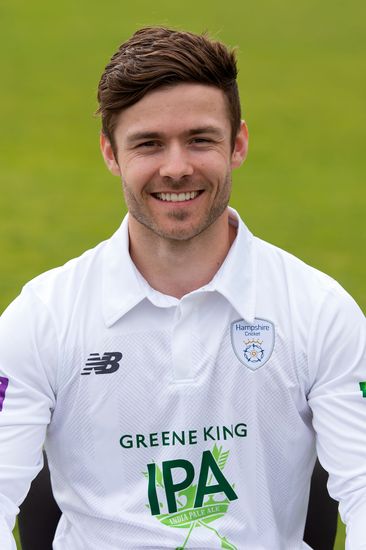 Lewis Mcmanus Hampshire Poses During Hampshire Editorial Stock Photo ...