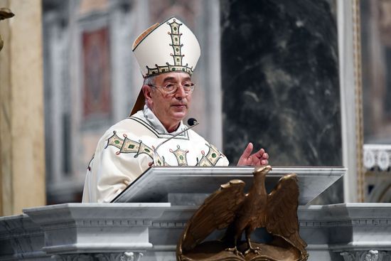 Cardinal Angelo De Donatis Vicar General Editorial Stock Photo - Stock ...