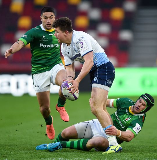 Jason Harries Cardiff Blues Looks Offload Editorial Stock Photo - Stock ...