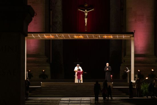Pope Francis Receives Crucifix Child During Editorial Stock Photo ...