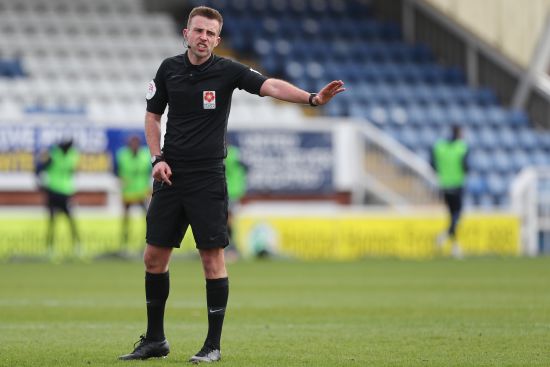 Match Referee Adam Herczeg During Vanarama Editorial Stock Photo ...