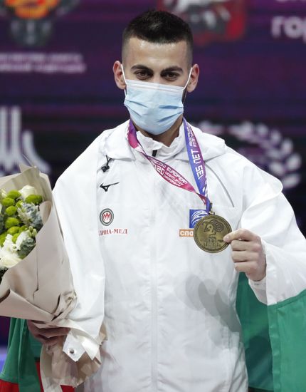 Gold Medalist Stilyan Grozdev Bulgaria Celebrates Editorial Stock Photo ...