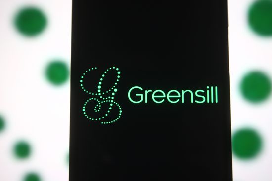 This Photo Illustration Greensill Logo Greensill Editorial Stock Photo ...