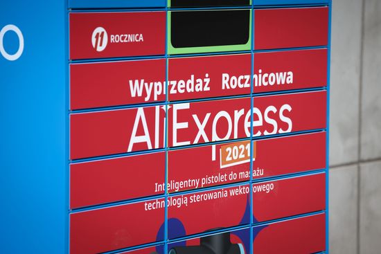 Ali Express Parcel Logistics Locker Seen Editorial Stock Photo - Stock ...