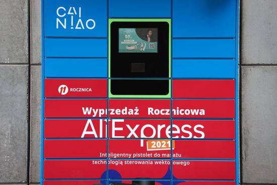 Ali Express Parcel Logistics Locker Seen Editorial Stock Photo - Stock ...